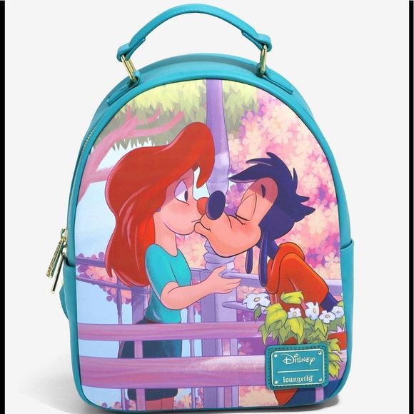 Loungefly | Bags | Loungefly A Goofy Movie Max And Roxanne Kiss Mini ...